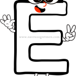 1.Sınıf E Sesi Tek Sayfa (Kukla) - Navruz Öğretmen | Navruz Öğretmen