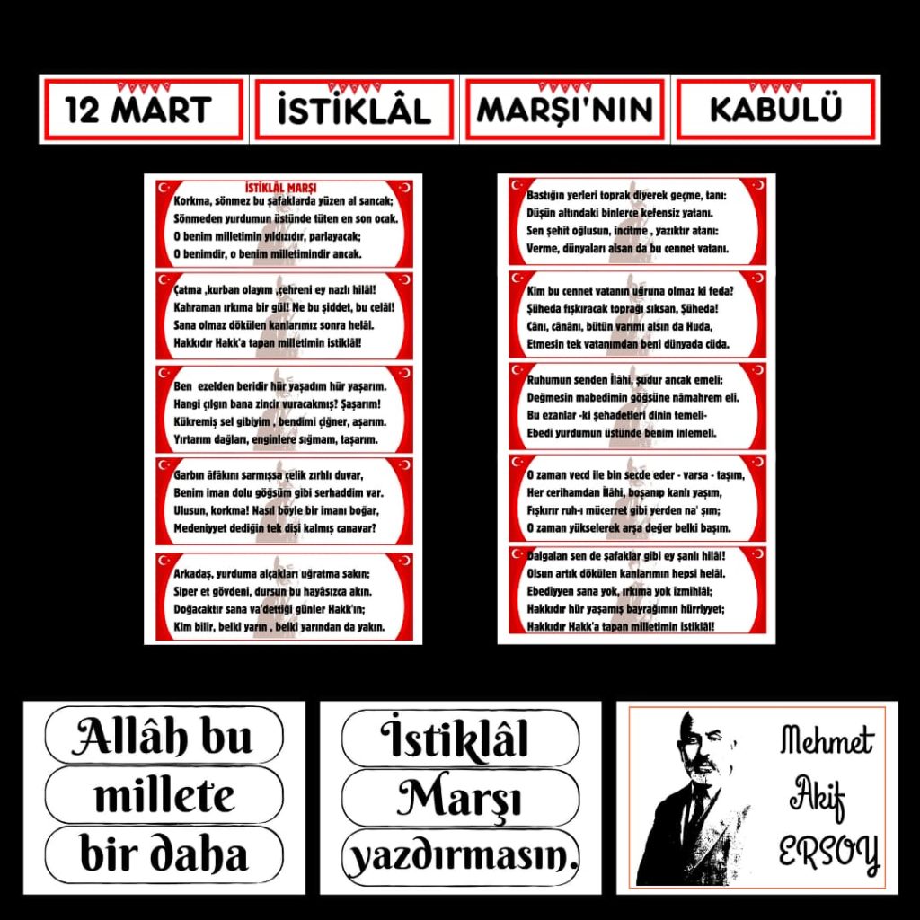 12 Mart İstiklal Marşının Kabulü – Navruz Öğretmen